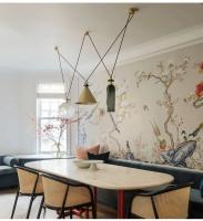 China DIY Combined Metal Bedroom Living Dining Table Decor LED Lighting Designer Adjustable Shape Ceiling Pendant Lamp Geometric Shape Art Modern Chandelier (WH-MI-467) for sale