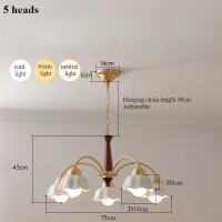 China Modern Nordic Pendant Lamp Home Decor Lustre Ceramic Flower Lampshade Led Light Swedish Modern Brass Chandelier(WH-MI-468) for sale