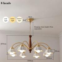 China Modern Nordic Pendant Lamp Home Decor Lustre Ceramic Flower Lampshade Led Light Swedish Modern Brass Chandelier(WH-MI-468) for sale