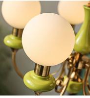 China French Homestay LED Chandelier Nordic Retro Pastoral Cream Style Chandelier Onyx Chandelier(WH-MI-469) for sale