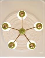 China French Homestay LED Chandelier Nordic Retro Pastoral Cream Style Chandelier Onyx Chandelier(WH-MI-469) for sale