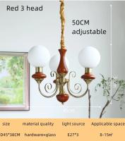 China French Homestay LED Chandelier Nordic Retro Pastoral Cream Style Chandelier Onyx Chandelier(WH-MI-469) for sale