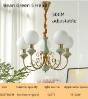 China French Homestay LED Chandelier Nordic Retro Pastoral Cream Style Chandelier Onyx Chandelier(WH-MI-469) for sale