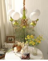 China French Homestay LED Chandelier Nordic Retro Pastoral Cream Style Chandelier Onyx Chandelier(WH-MI-469) for sale