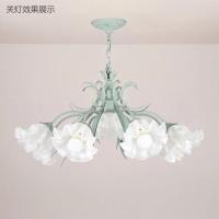 China Art Parlor Dining Room Bedroom Chain Suspension Modern Romantic Flowers Chandeliers Lily of the Valley Flower Chandelier(WH-MI-470) for sale