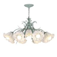 China Art Parlor Dining Room Bedroom Chain Suspension Modern Romantic Flowers Chandeliers Lily of the Valley Flower Chandelier(WH-MI-470) for sale