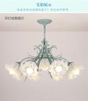 China Art Parlor Dining Room Bedroom Chain Suspension Modern Romantic Flowers Chandeliers Lily of the Valley Flower Chandelier(WH-MI-470) for sale