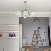 China Art Parlor Dining Room Bedroom Chain Suspension Modern Romantic Flowers Chandeliers Lily of the Valley Flower Chandelier(WH-MI-470) for sale