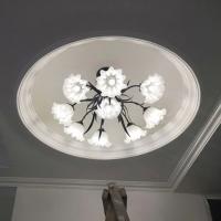 China Art Parlor Dining Room Bedroom Chain Suspension Modern Romantic Flowers Chandeliers Lily of the Valley Flower Chandelier(WH-MI-470) for sale