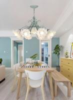 China Art Parlor Dining Room Bedroom Chain Suspension Modern Romantic Flowers Chandeliers Lily of the Valley Flower Chandelier(WH-MI-470) for sale
