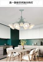 China Art Parlor Dining Room Bedroom Chain Suspension Modern Romantic Flowers Chandeliers Lily of the Valley Flower Chandelier(WH-MI-470) for sale