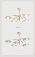 China Nordic living room chandelier light luxury simple bedroom dining room lamps Champignon Chandelier(WH-MI-471) for sale