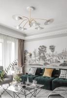 China Nordic living room chandelier light luxury simple bedroom dining room lamps Champignon Chandelier(WH-MI-471) for sale