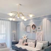 China Nordic living room chandelier light luxury simple bedroom dining room lamps Champignon Chandelier(WH-MI-471) for sale