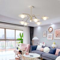 China Nordic living room chandelier light luxury simple bedroom dining room lamps Champignon Chandelier(WH-MI-471) for sale