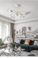 China Nordic living room chandelier light luxury simple bedroom dining room lamps Champignon Chandelier(WH-MI-471) for sale