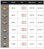 China Modern LED Chandeliers Amber Glass Hanging Pendant Lighting Maltose Chandelier(WH-MI-473) for sale