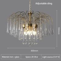 China Modern LED Chandeliers Amber Glass Hanging Pendant Lighting Maltose Chandelier(WH-MI-473) for sale