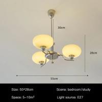 China Bauhaus Medieval Modern French Bedroom Study Room Living Room Kitchen Chandelier Puja Chandeliers(WH-MI-474) for sale