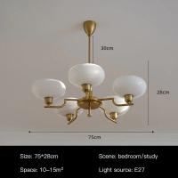 China Bauhaus Medieval Modern French Bedroom Study Room Living Room Kitchen Chandelier Puja Chandeliers(WH-MI-474) for sale