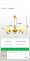 China Bauhaus Medieval Modern French Bedroom Study Room Living Room Kitchen Chandelier Puja Chandeliers(WH-MI-474) for sale