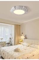 China Artistic Carved Plaster Chandelier Led White Resin Gypsum Round lamp Tinsley Plaster Chandelier(WH-MI-475) for sale