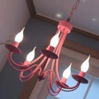 China kitchen Bar Cafe Pleated Paper hanging Lighting Restaurant fold paper lampshade LED Chandelier Lighting Lenore Pleated Chandelier(WH-MI-476) for sale