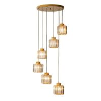 China kitchen Bar Cafe Pleated Paper hanging Lighting Restaurant fold paper lampshade LED Chandelier Lighting Lenore Pleated Chandelier(WH-MI-476) for sale