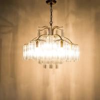 China kitchen Bar Cafe Pleated Paper hanging Lighting Restaurant fold paper lampshade LED Chandelier Lighting Lenore Pleated Chandelier(WH-MI-476) for sale