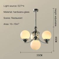 China Bedroom Dining Room Color Hanging Lamps Modern Creative Ceiling Glass Ball Chandelier Ryttenberg Chandelier(WH-MI-477) for sale