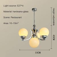 China Bedroom Dining Room Color Hanging Lamps Modern Creative Ceiling Glass Ball Chandelier Ryttenberg Chandelier(WH-MI-477) for sale