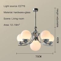 China Bedroom Dining Room Color Hanging Lamps Modern Creative Ceiling Glass Ball Chandelier Ryttenberg Chandelier(WH-MI-477) for sale