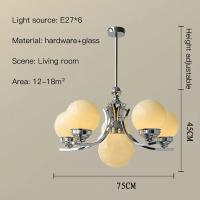 China Bedroom Dining Room Color Hanging Lamps Modern Creative Ceiling Glass Ball Chandelier Ryttenberg Chandelier(WH-MI-477) for sale