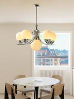 China Bedroom Dining Room Color Hanging Lamps Modern Creative Ceiling Glass Ball Chandelier Ryttenberg Chandelier(WH-MI-477) for sale
