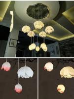 China Modern New Chinese Style Chandelier Pastoral Dining Room Living Room Simple Classical Decorative Creative Lotus Lamps (WH-MI-478) for sale