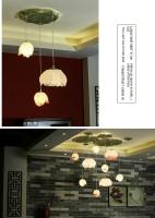 China Modern New Chinese Style Chandelier Pastoral Dining Room Living Room Simple Classical Decorative Creative Lotus Lamps (WH-MI-478) for sale