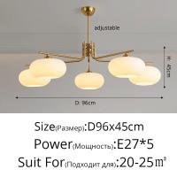 China Bedroom Living Room Kitchen Home Decor Light Modern Led Chandelier Pendant Lamp (WH-MI-482) for sale