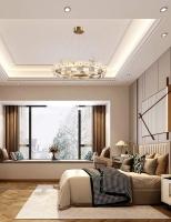 China Copper Ring Living Room Restaurant Hanging Lamp Round Natural Marble Chandelier Alabaster Halo Chandelier(WH-MI-483) for sale