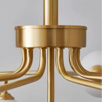 China Postmodern chandelier luxury deco gold chandeliers Staggered Glass Globes Chandelier(WH-MI-484) for sale