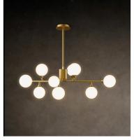 China Postmodern chandelier luxury deco gold chandeliers Staggered Glass Globes Chandelier(WH-MI-484) for sale