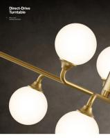 China Postmodern chandelier luxury deco gold chandeliers Staggered Glass Globes Chandelier(WH-MI-484) for sale
