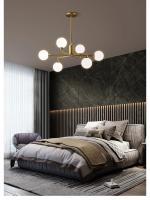 China Postmodern chandelier luxury deco gold chandeliers Staggered Glass Globes Chandelier(WH-MI-484) for sale