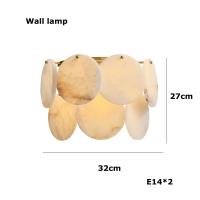 China Trendy Marble Series Chrome Gold LED High Ceiling Chandelier Alabaster Shell Brass Chandelier (WH-MI-488) for sale