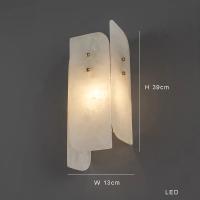 China Postmodern Designer Big Hanging Lamp Luxury Natural Marble All Brass Ceiling Chandeliers Leon Chandelier(WH-MI-489) for sale