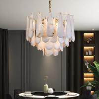 China Postmodern Designer Big Hanging Lamp Luxury Natural Marble All Brass Ceiling Chandeliers Leon Chandelier(WH-MI-489) for sale