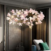 China Modern Copper Magnolia flower chandelier Circular Blossom Chandelier (WH-MI-491) for sale