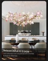 China Modern Copper Magnolia flower chandelier Circular Blossom Chandelier (WH-MI-491) for sale