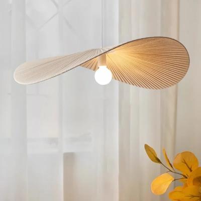 China wabi sabi Pendant Lamp woven lampshades japanese hanging ceiling light Mediterrania Chandelier(WH-MI-493) for sale