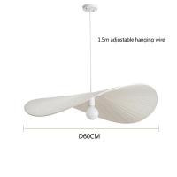 China wabi sabi Pendant Lamp woven lampshades japanese hanging ceiling light Mediterrania Chandelier(WH-MI-493) for sale