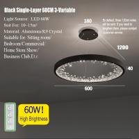 China Duplex Stairs Chandelier Modern Luxury Rings Crystal Large Pendant Lamp Luxury Circle Crystal Chandelier(WH-MI-494) for sale